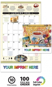 2017 Back Home Calendar | 10-1/2" x 18" Imprinted Promotional Staple ...